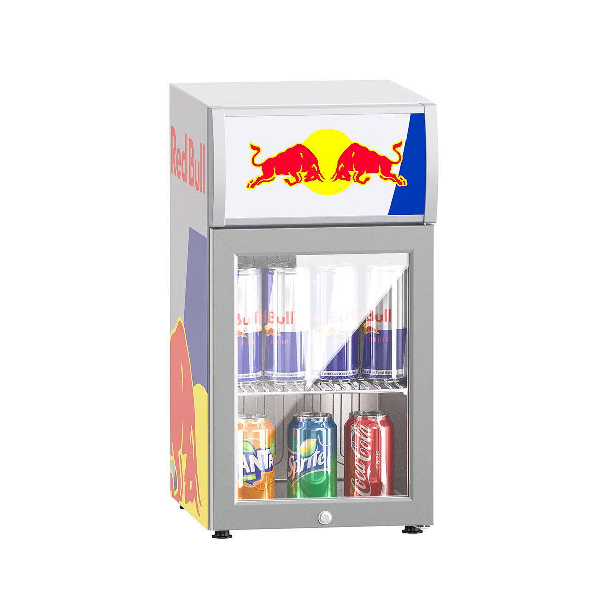 Mini refrigerator Red Bull 3D model | CGTrader