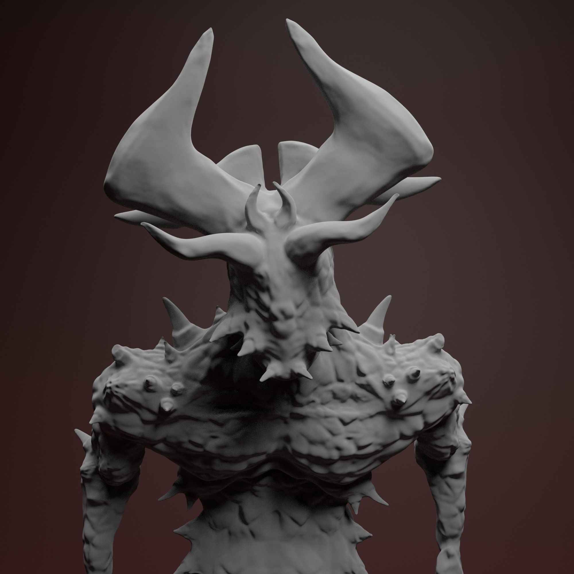 3D model The Faceless Demon low-poly rigged VR / AR / low-poly | CGTrader