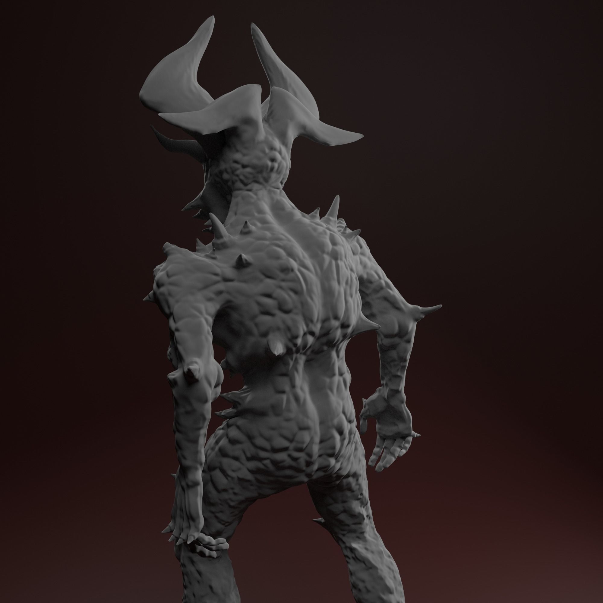 3D model The Faceless Demon low-poly rigged VR / AR / low-poly | CGTrader