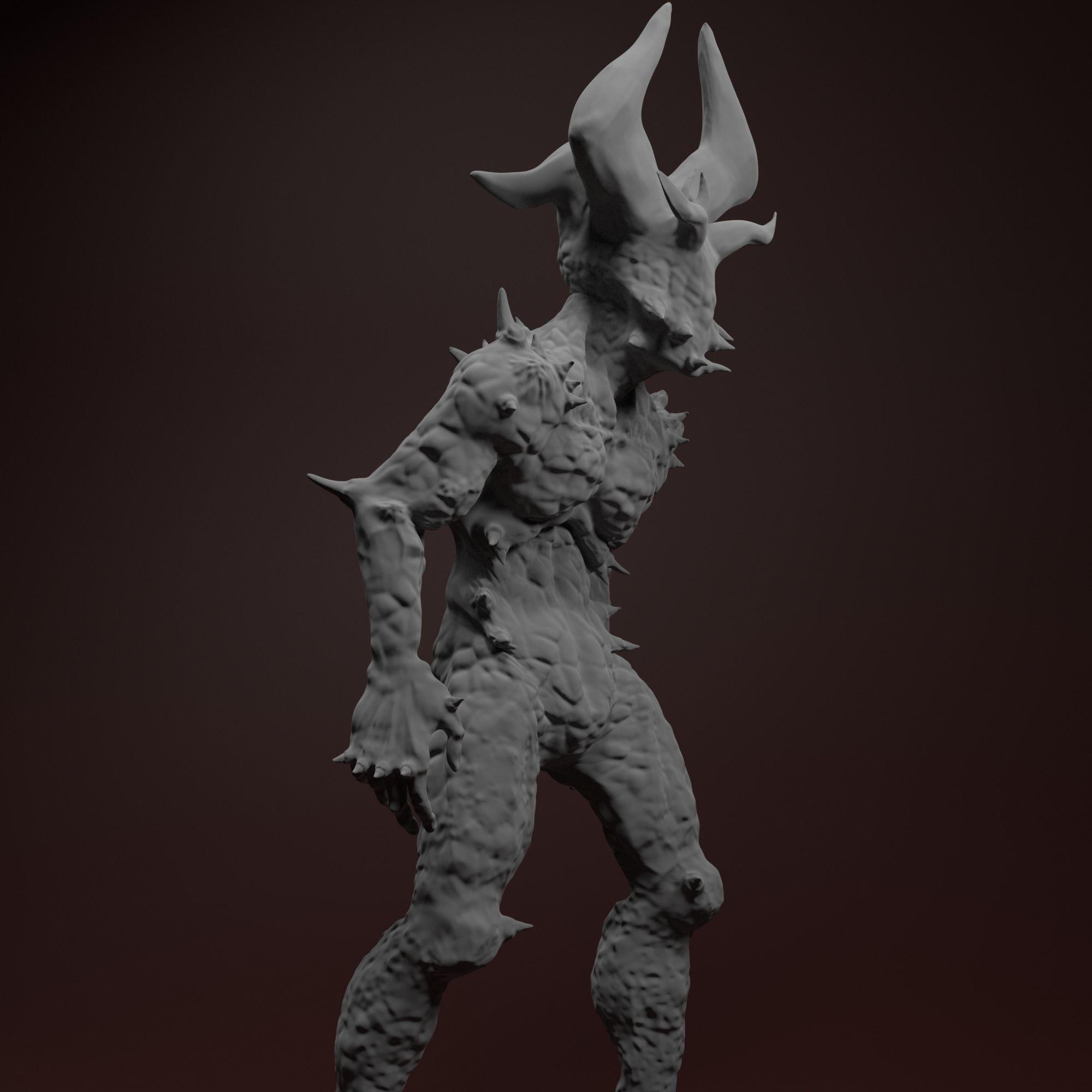 3D model The Faceless Demon low-poly rigged VR / AR / low-poly | CGTrader