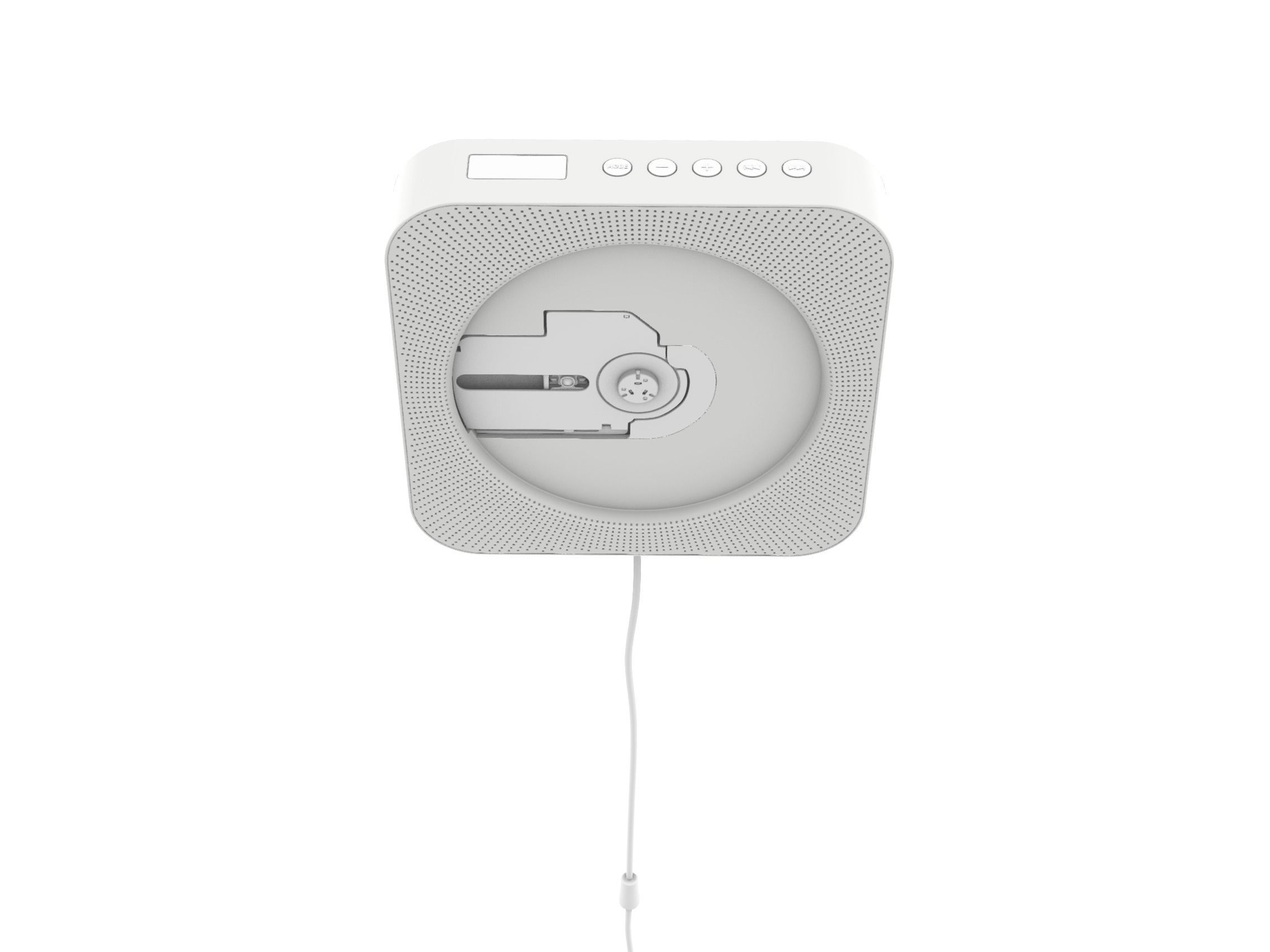 Muji CD player 3D model | CGTrader