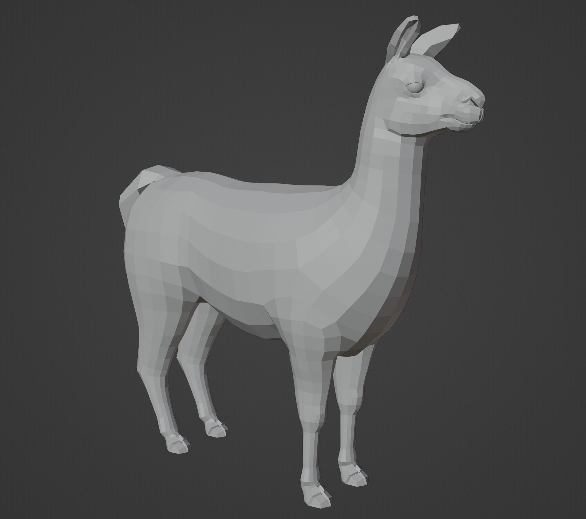3D model Low poly Lama llama VR / AR / low-poly | CGTrader
