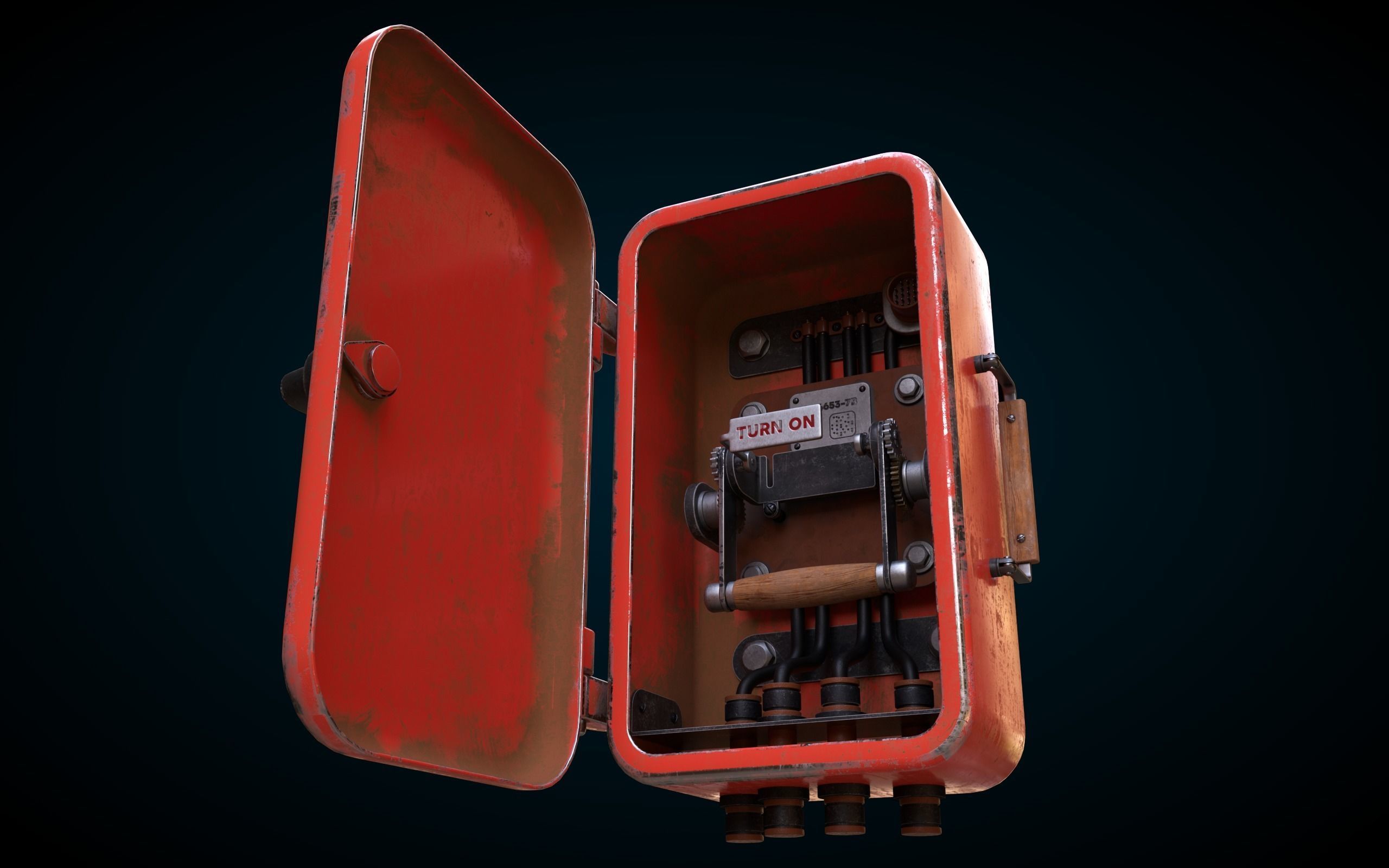 3D model Electrical panel Fuse Box VR / AR / low-poly | CGTrader