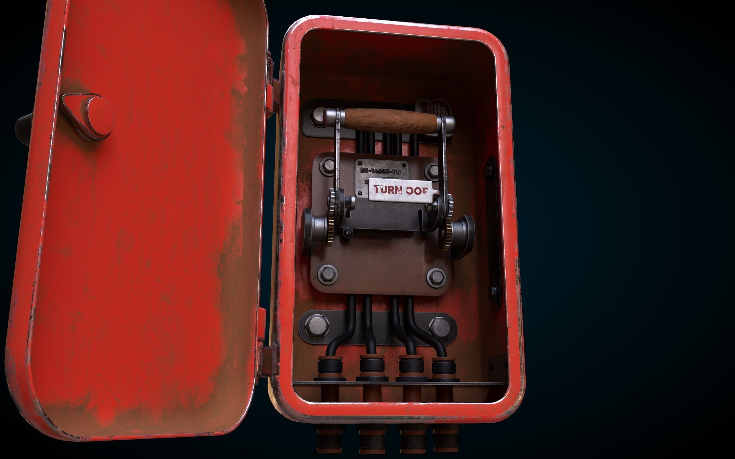 3D model Electrical panel Fuse Box VR / AR / low-poly | CGTrader