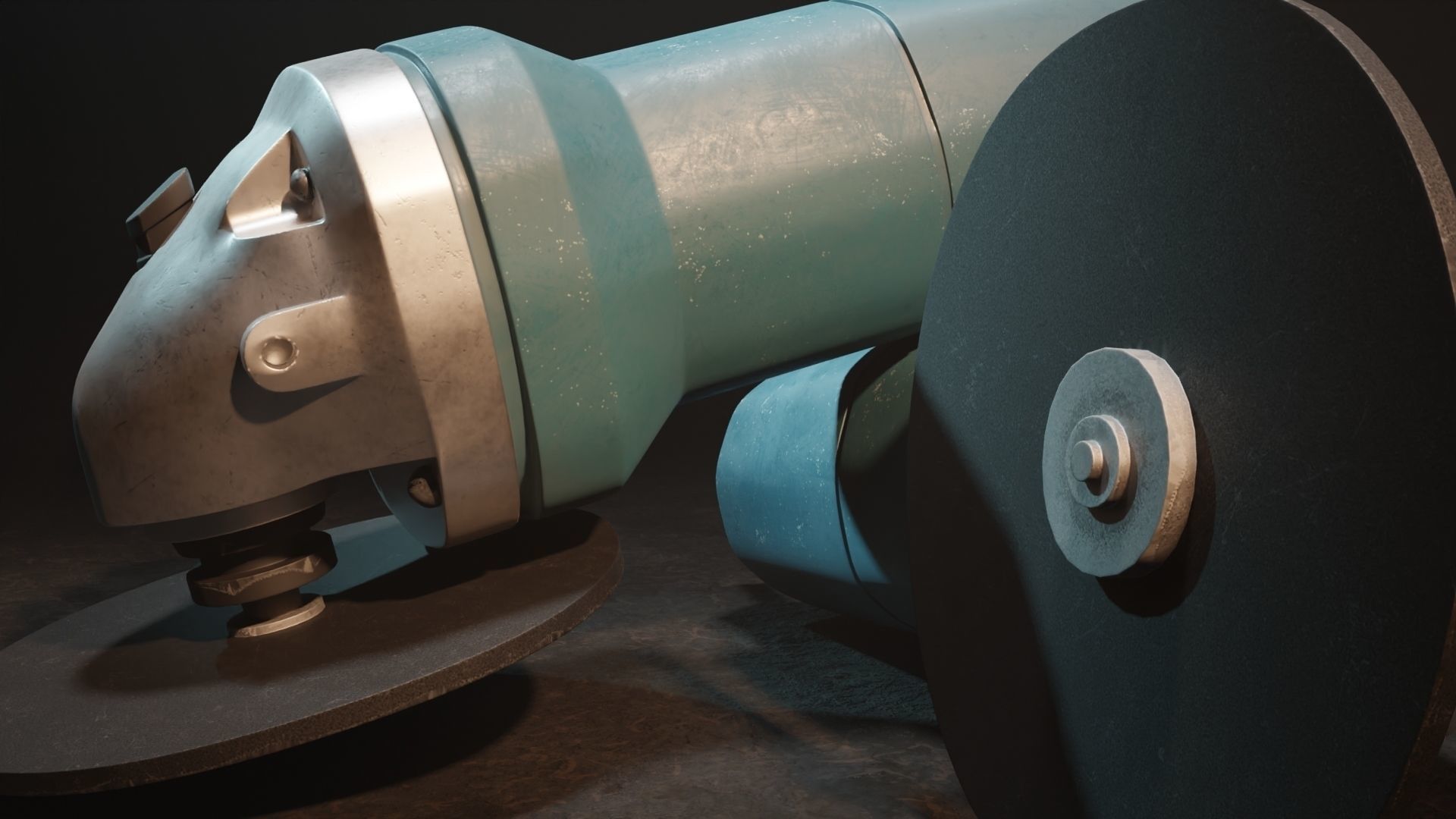 grinding machine01 3D model | CGTrader