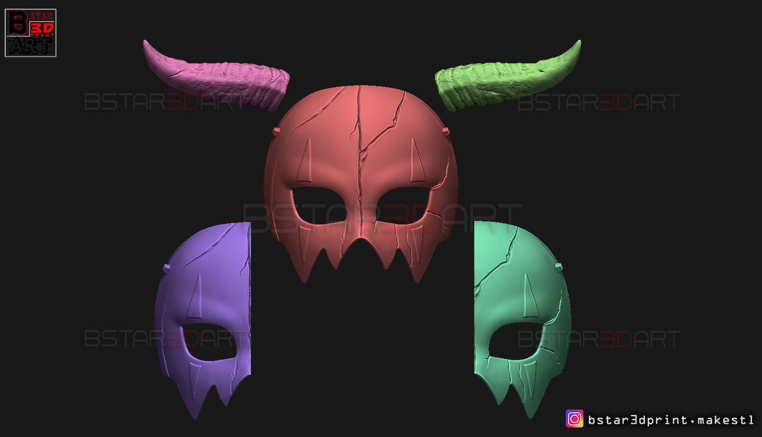 Shin Ah Mask - Akatsuki No Yona Wearable Cosplay 3D model 3D printable ...