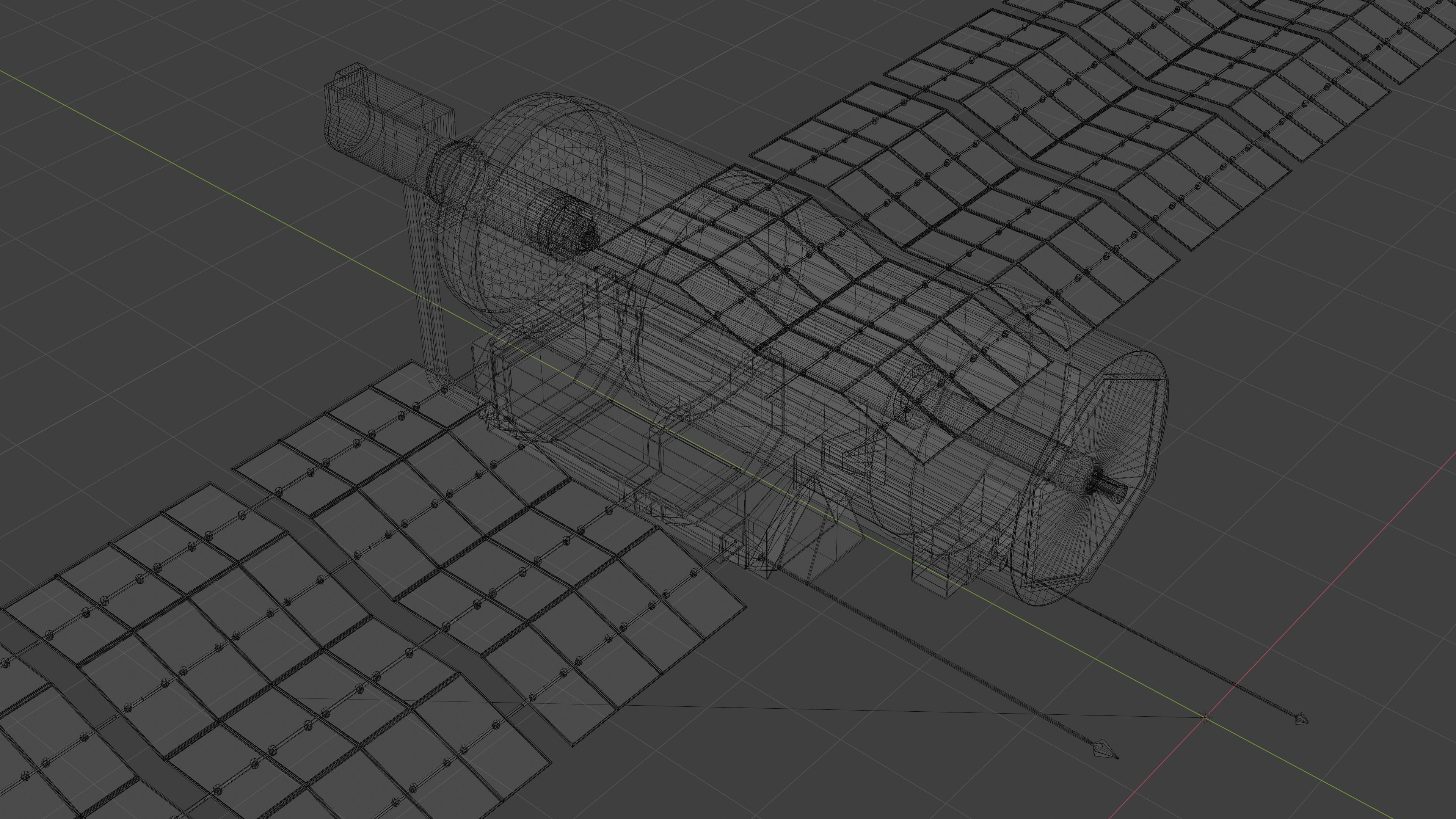 3D model Space laser satellite defence system VR / AR / low-poly | CGTrader