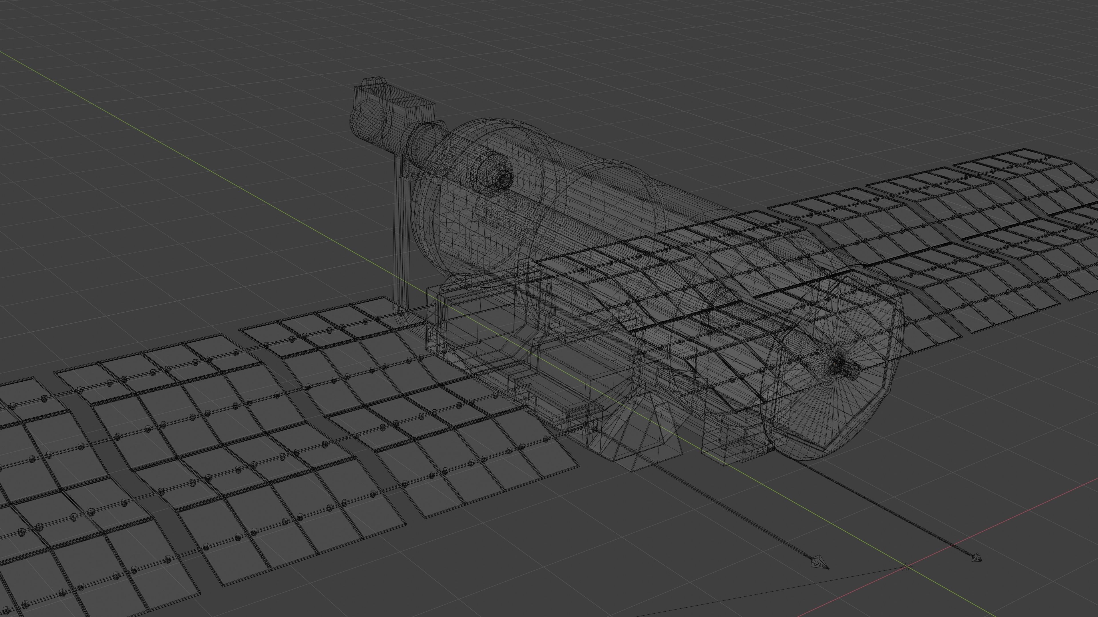 3D model Space laser satellite defence system VR / AR / low-poly | CGTrader