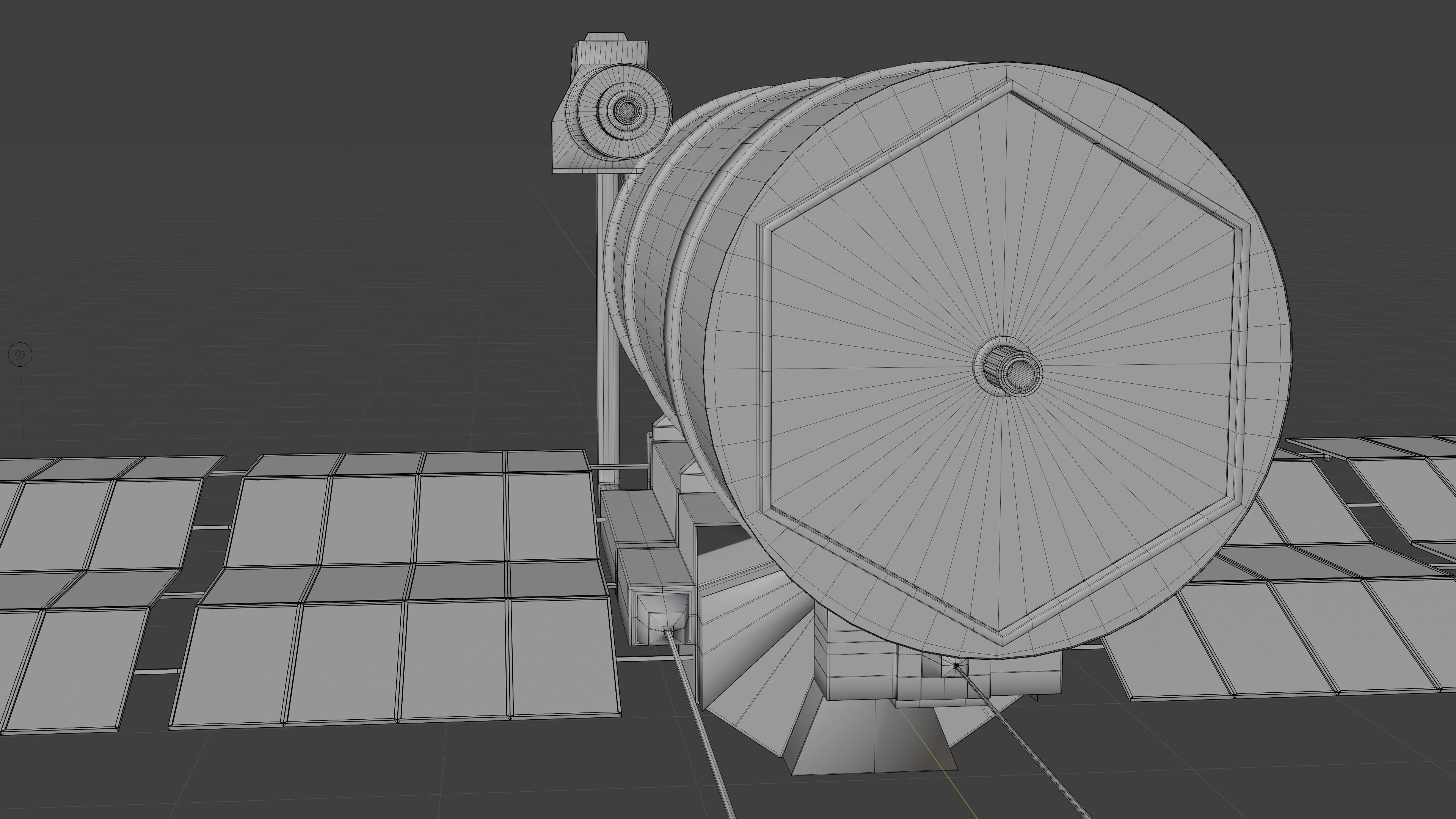 3D model Space laser satellite defence system VR / AR / low-poly | CGTrader