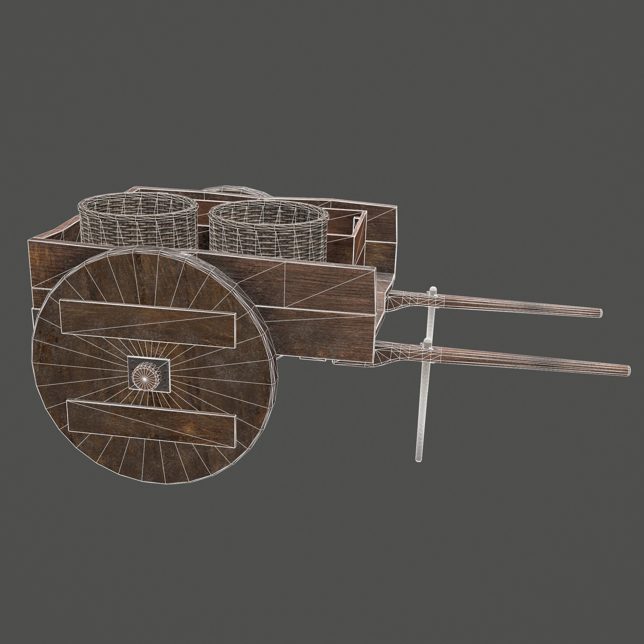 3D Model Collection Four Medieval Display Stands VR / AR / low-poly ...