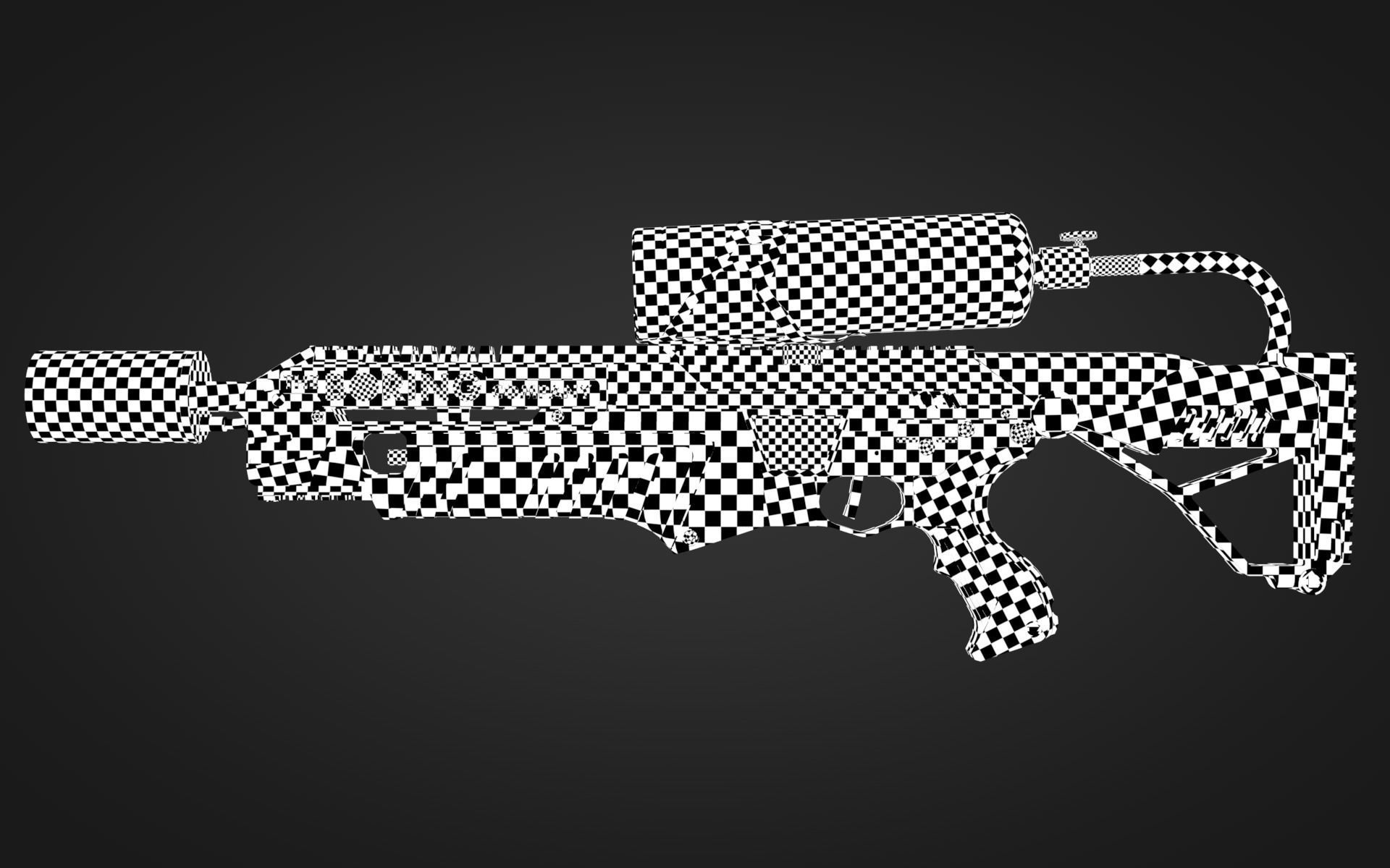 3D model The Boring Company Not a Flamethrower Gun VR / AR / low-poly ...