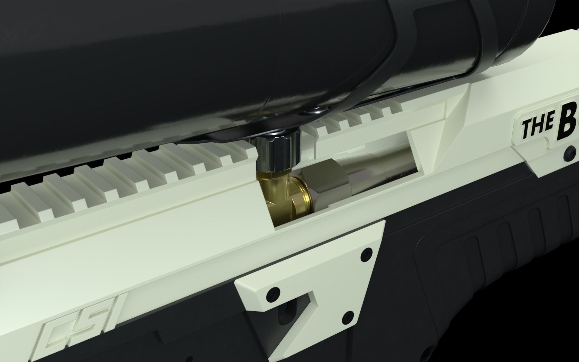 3D model The Boring Company Not a Flamethrower Gun VR / AR / low-poly ...