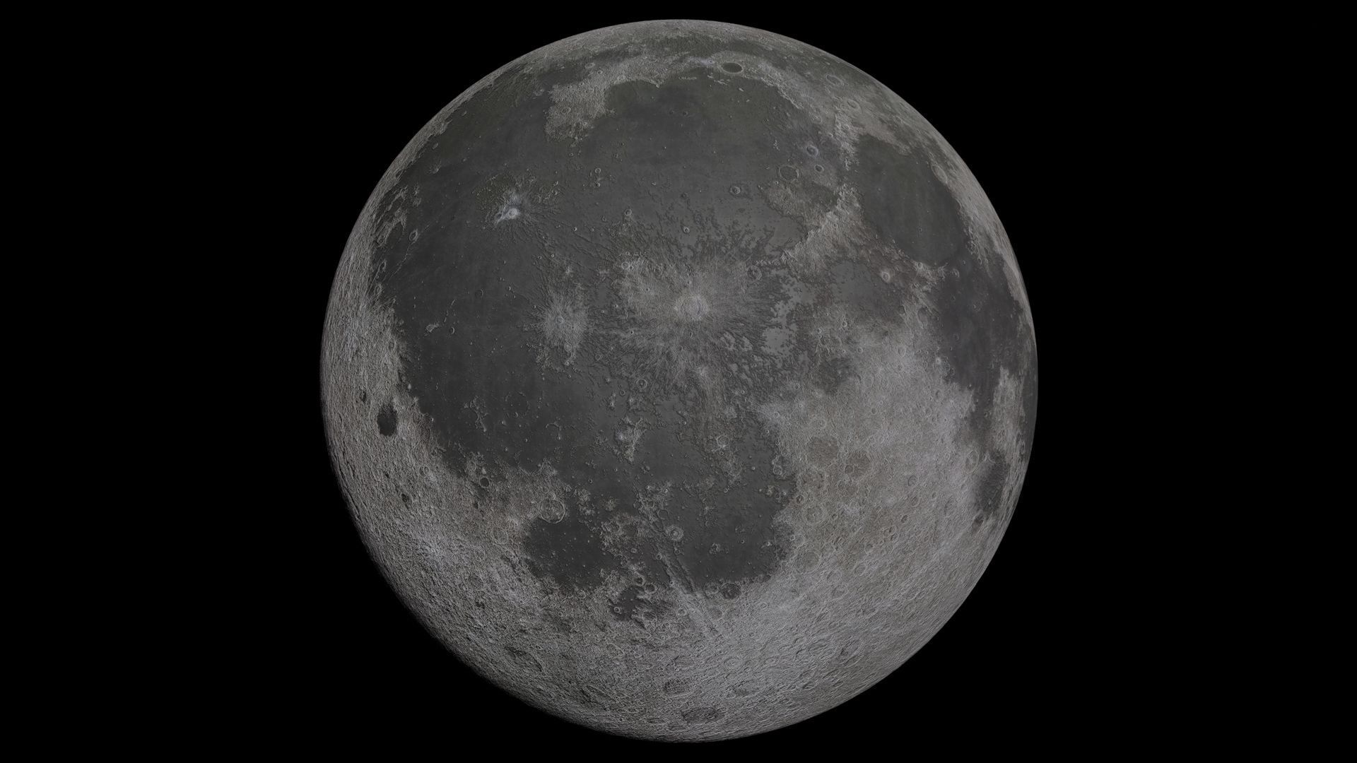 Photorealistic Moon 8k and 2k textures 3D model | CGTrader