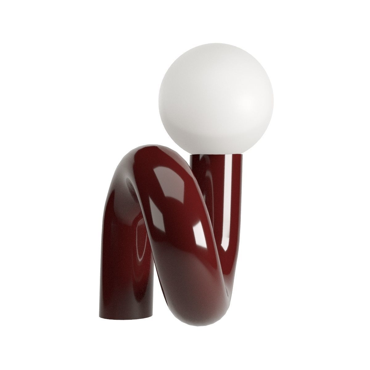 3D model Maroon Spiral by Loft-Concept VR / AR / low-poly | CGTrader