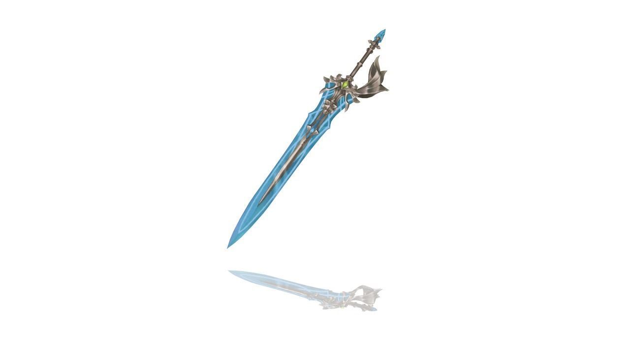 3D model Pure Angel Greatsword VR / AR / low-poly | CGTrader