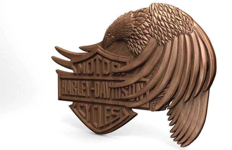 Harley davidson CNC 6 3D model 3D printable | CGTrader