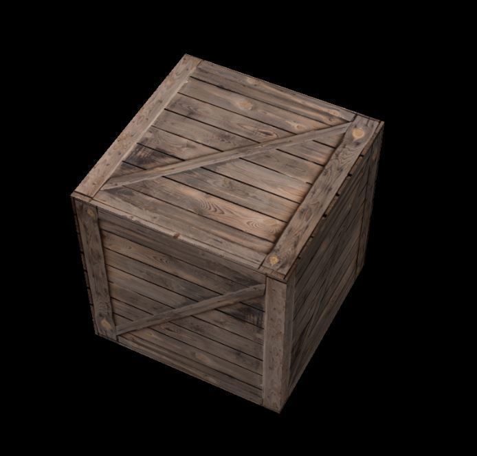 Wooden Crate free VR / AR / low-poly 3D model | CGTrader