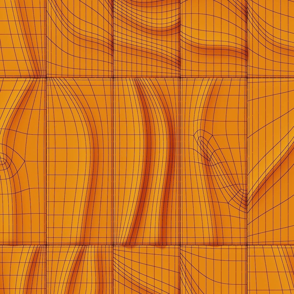 Tile line curve decor n1 3D model | CGTrader