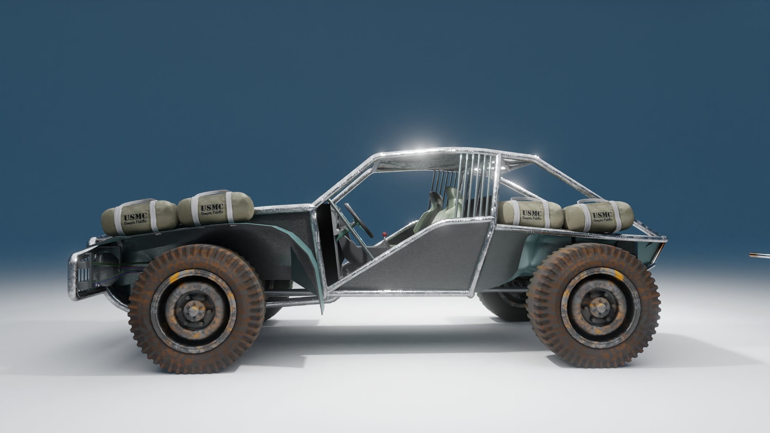 Apocalypse Buggy 3D model | CGTrader