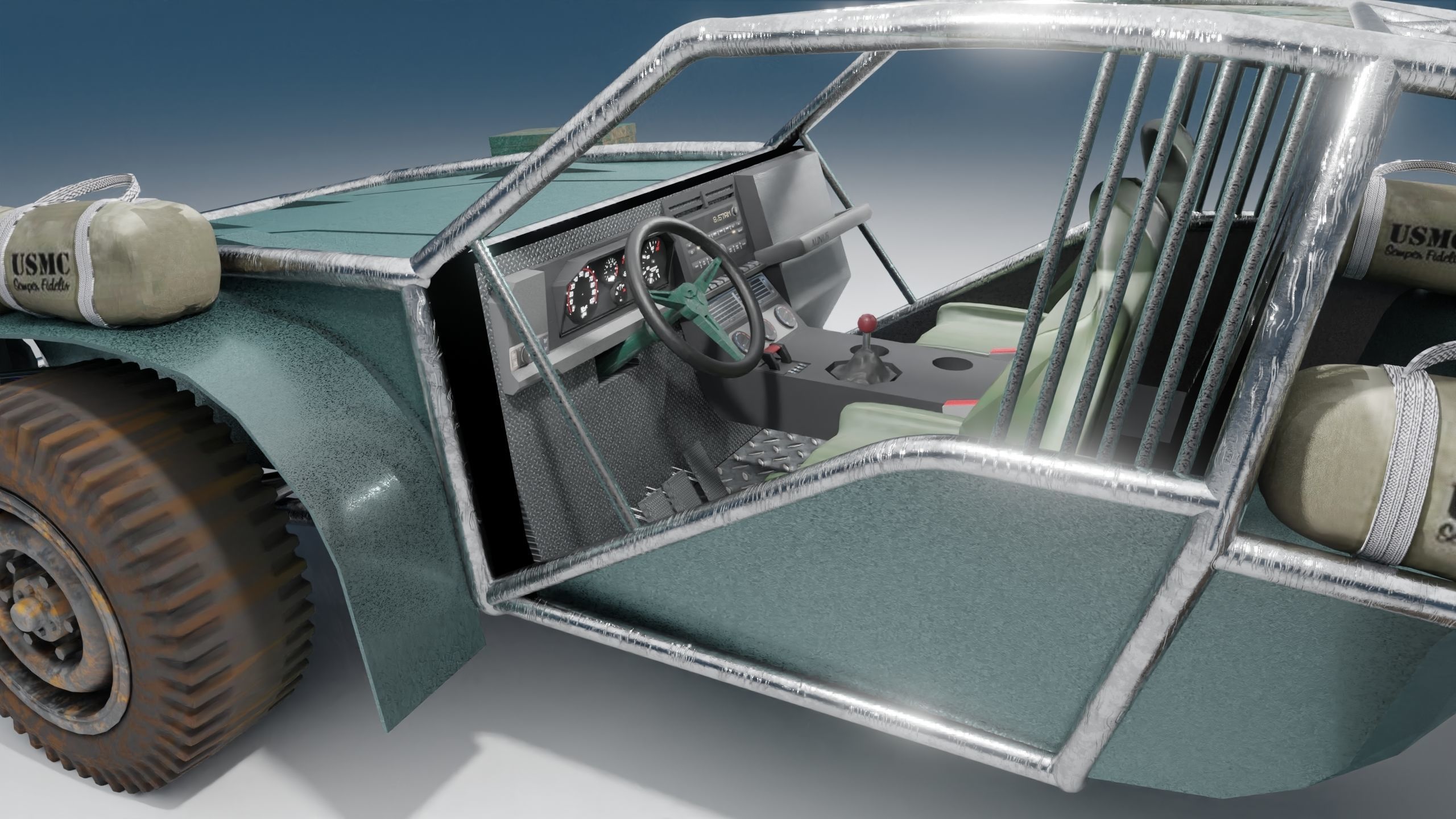 Apocalypse Buggy 3D model | CGTrader