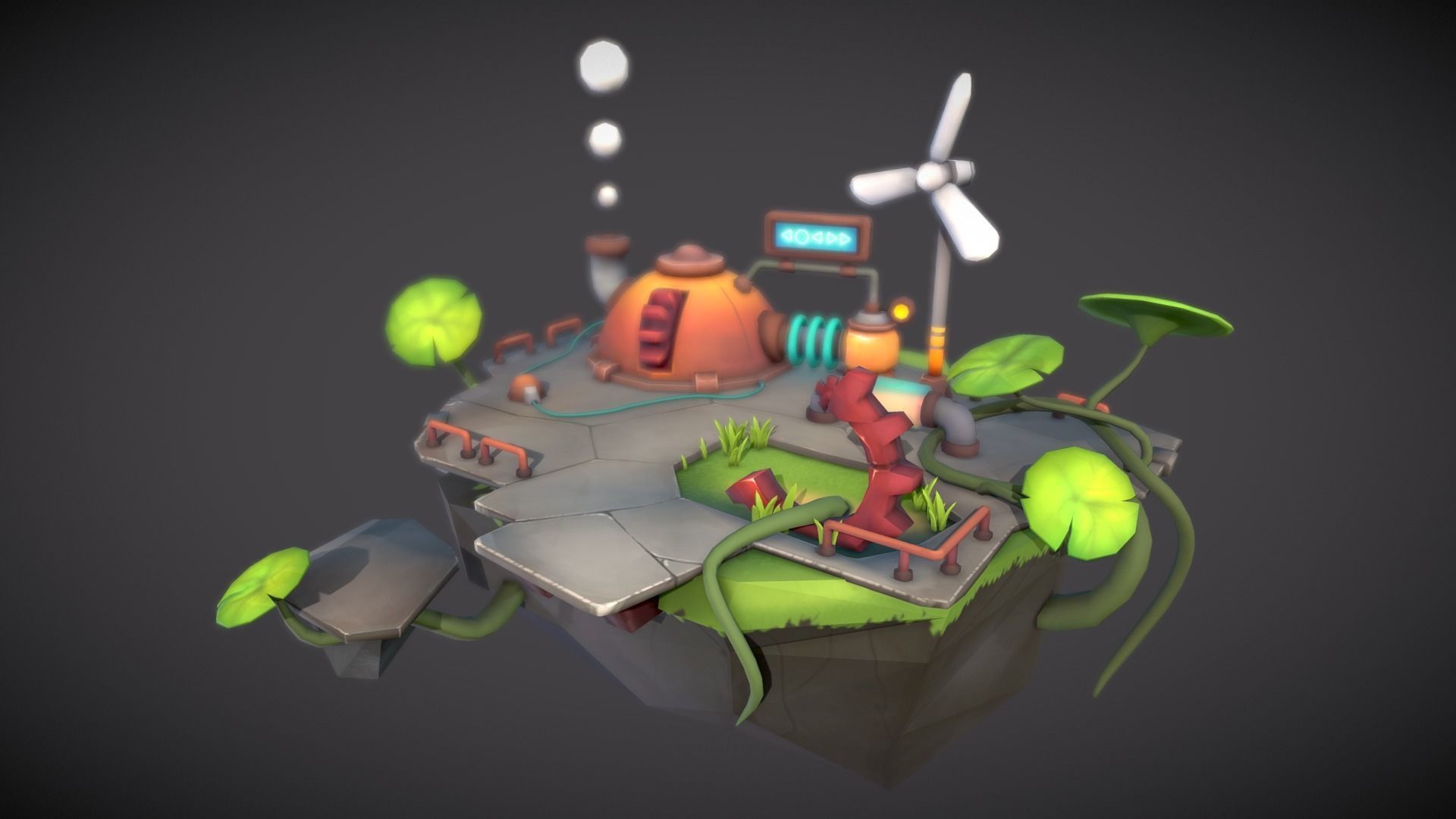 3D model VIASS Island Mechanic VR / AR / low-poly | CGTrader