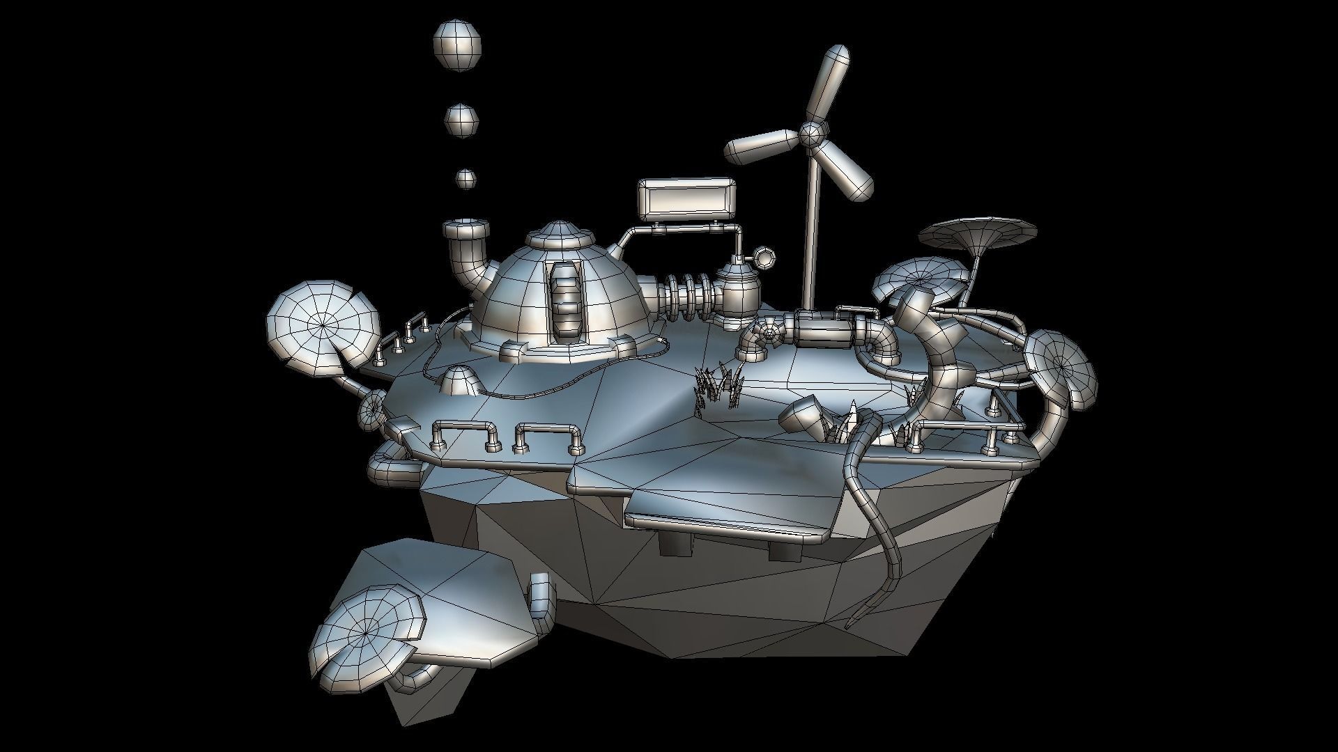 3D model VIASS Island Mechanic VR / AR / low-poly | CGTrader