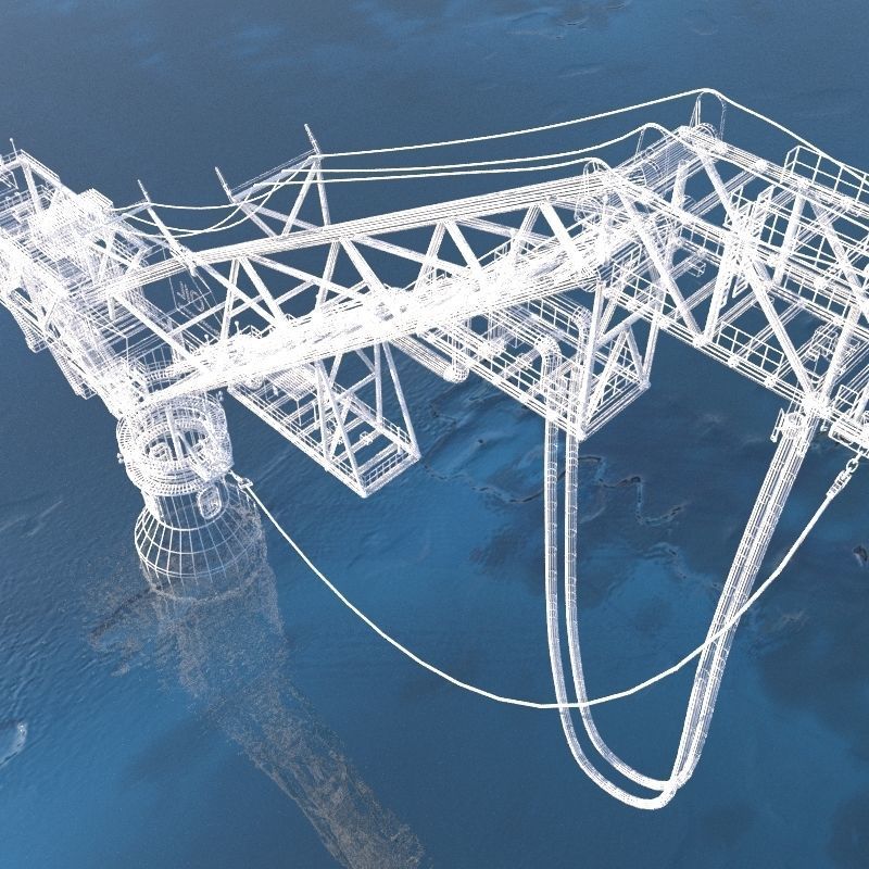 Oil terminal 3D model | CGTrader