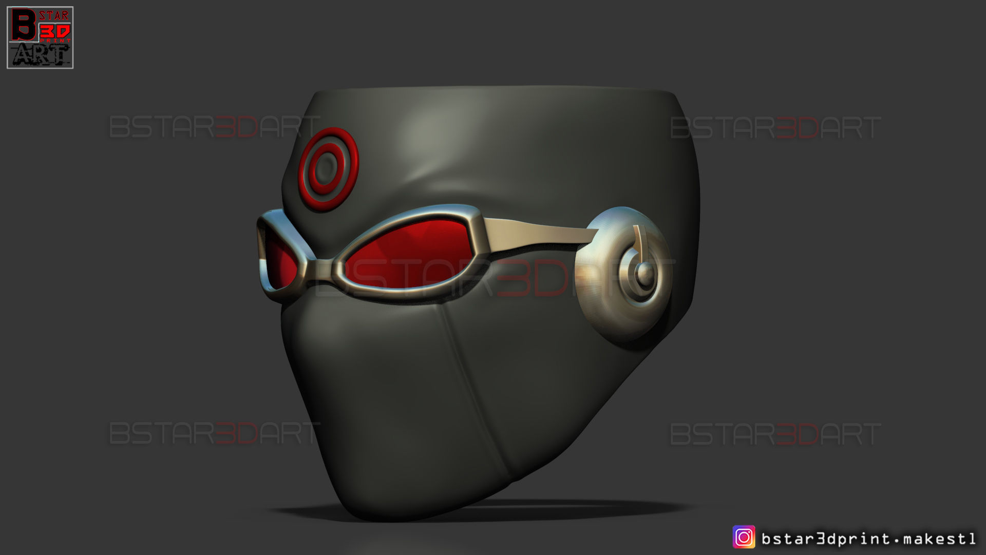 Ultimate Hawkeye Mask - Marvel Comics Cosplay 3D model 3D printable ...