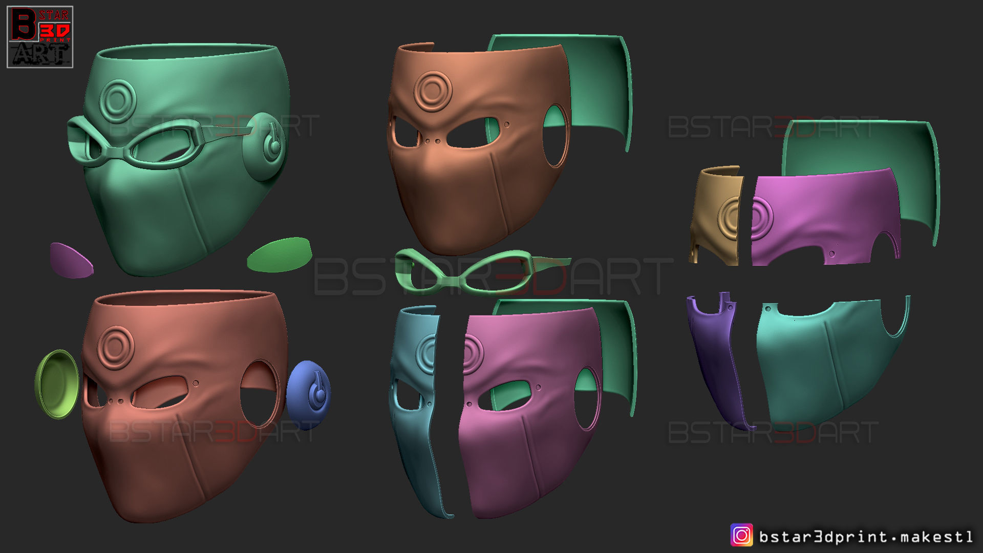 Ultimate Hawkeye Mask - Marvel Comics Cosplay 3D model 3D printable ...