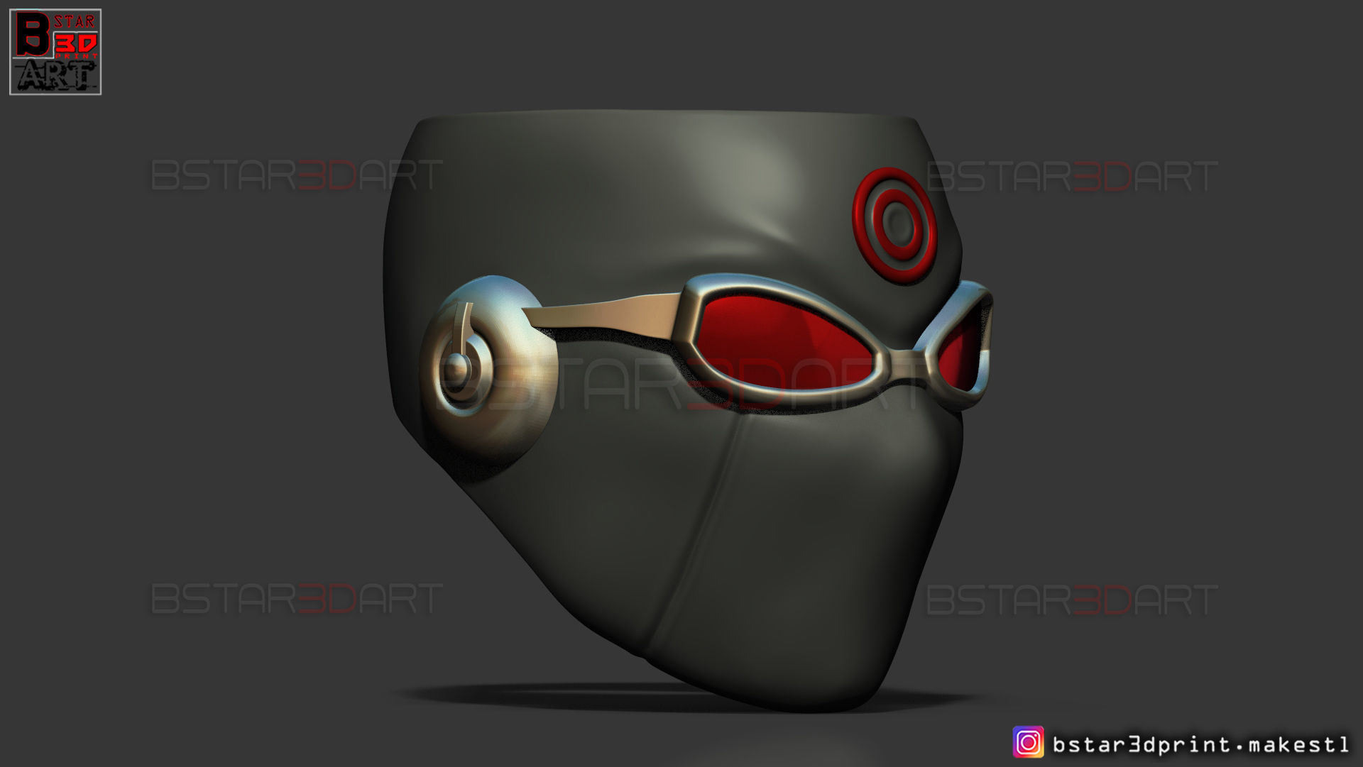 Ultimate Hawkeye Mask - Marvel Comics Cosplay 3D model 3D printable ...