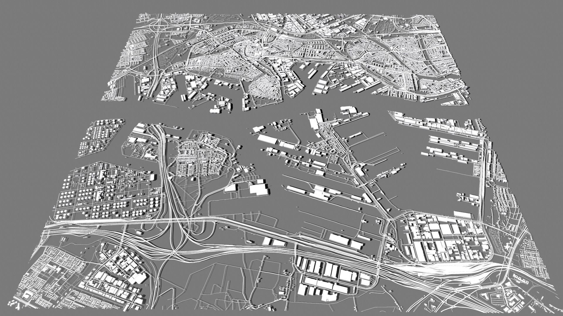Cityscape Rotterdam Netherlands 3D model | CGTrader