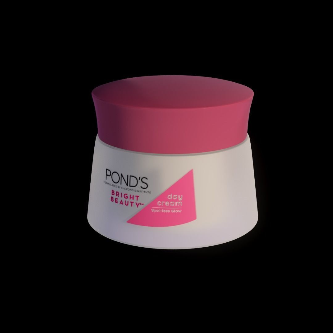 Ponds Jar 3d model 3D model | CGTrader