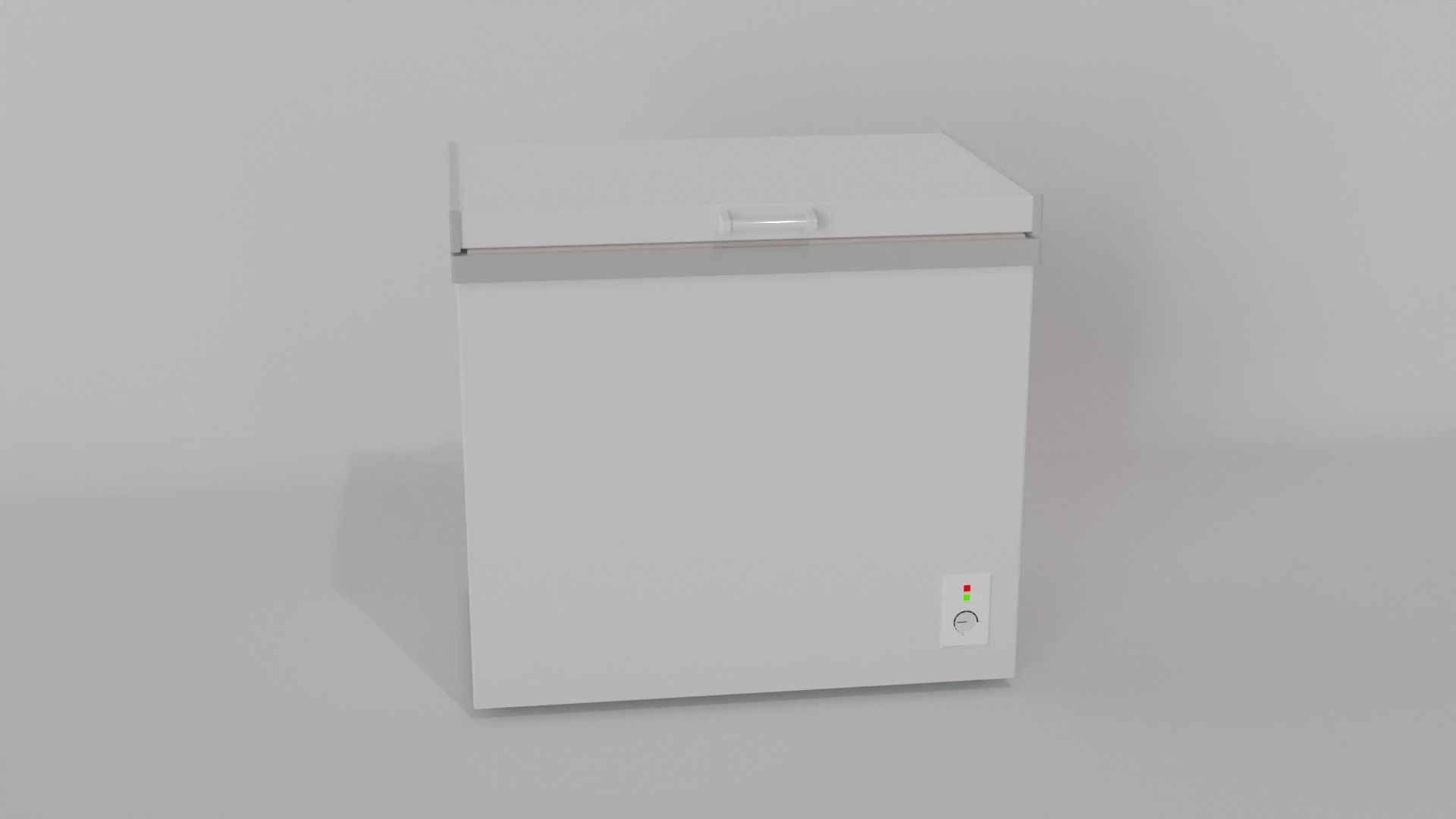 Real size chest freezer 3D model | CGTrader