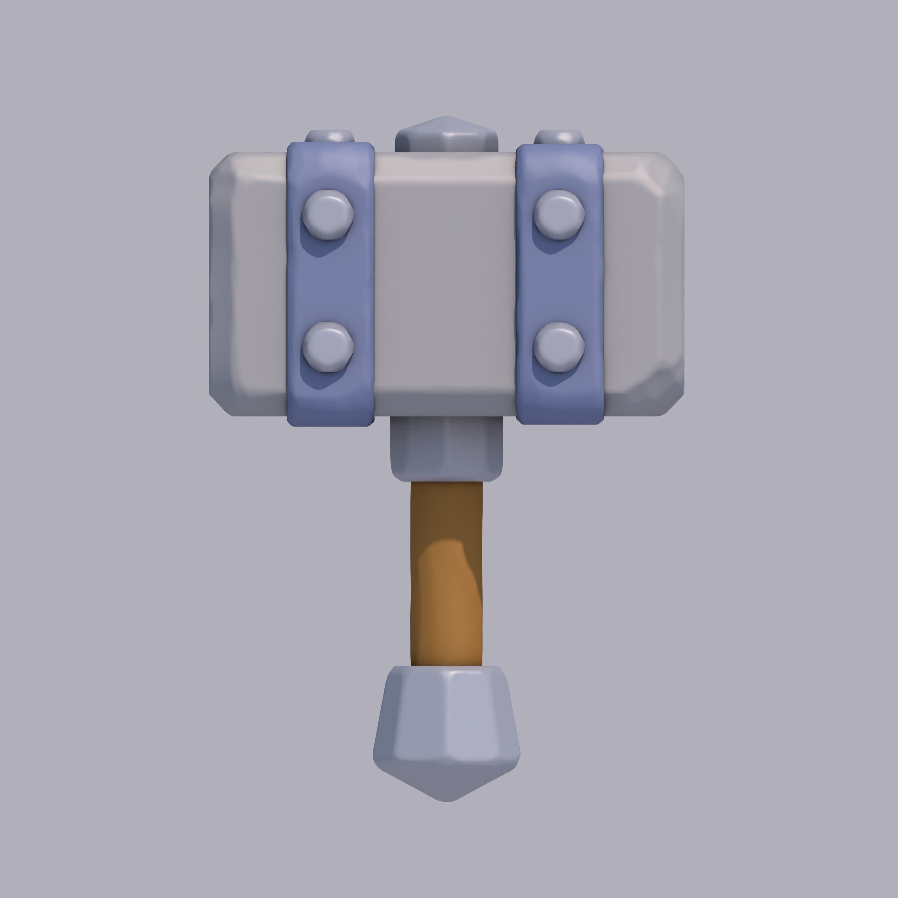 3D model Lowpoly Hammer 3D Model VR / AR / low-poly | CGTrader