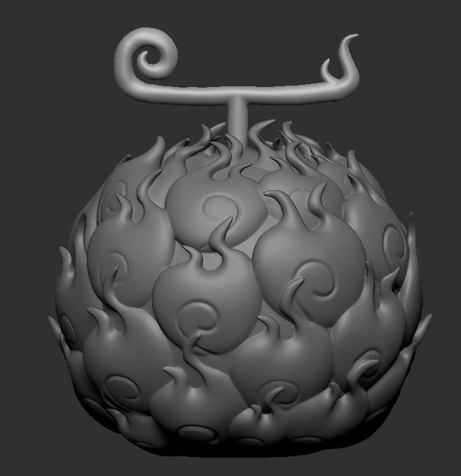 MERA MERA NO MI - ONE PIECE DEVIL FRUIT 3D model 3D printable | CGTrader