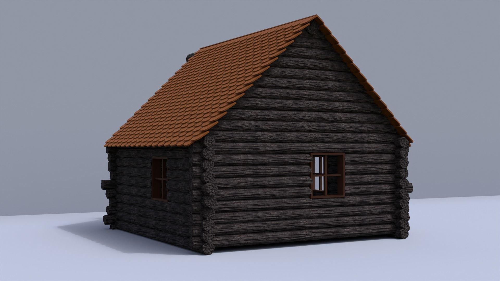 hut hunting lodge 3D model | CGTrader