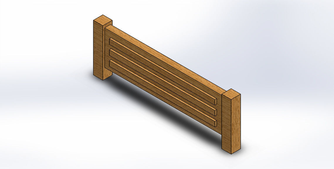 Simple Bed Design in Solidworks 3D model | CGTrader