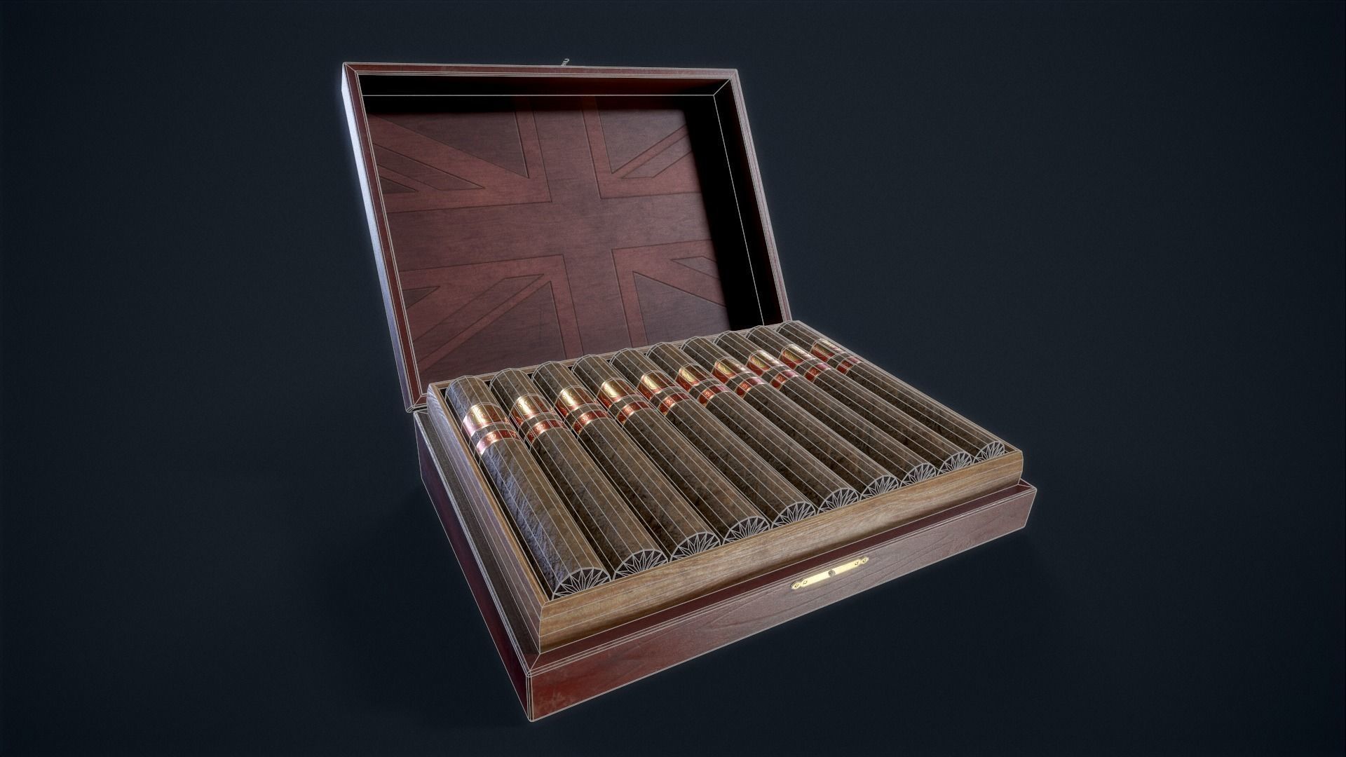 Churchill Cigar Box 3D model | CGTrader