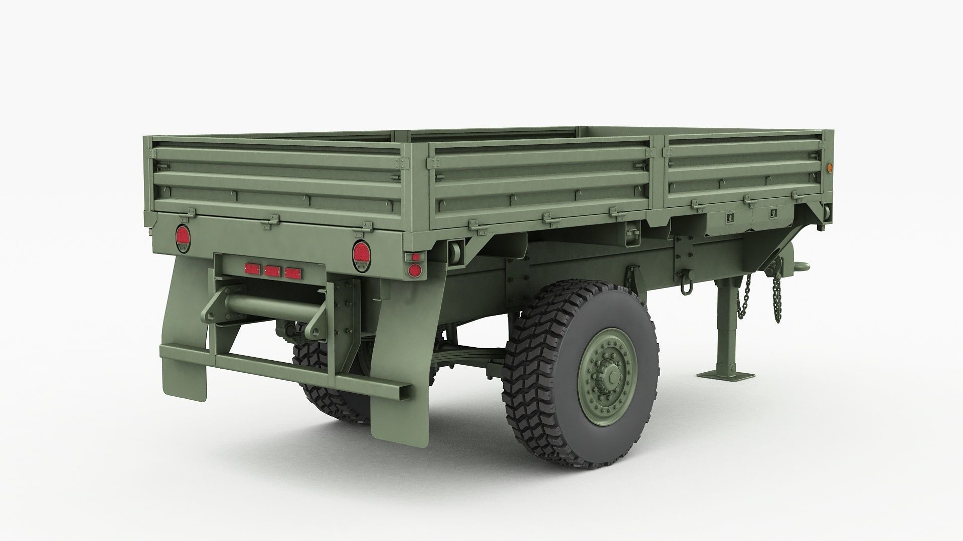 Military trailer M1082 3D model | CGTrader
