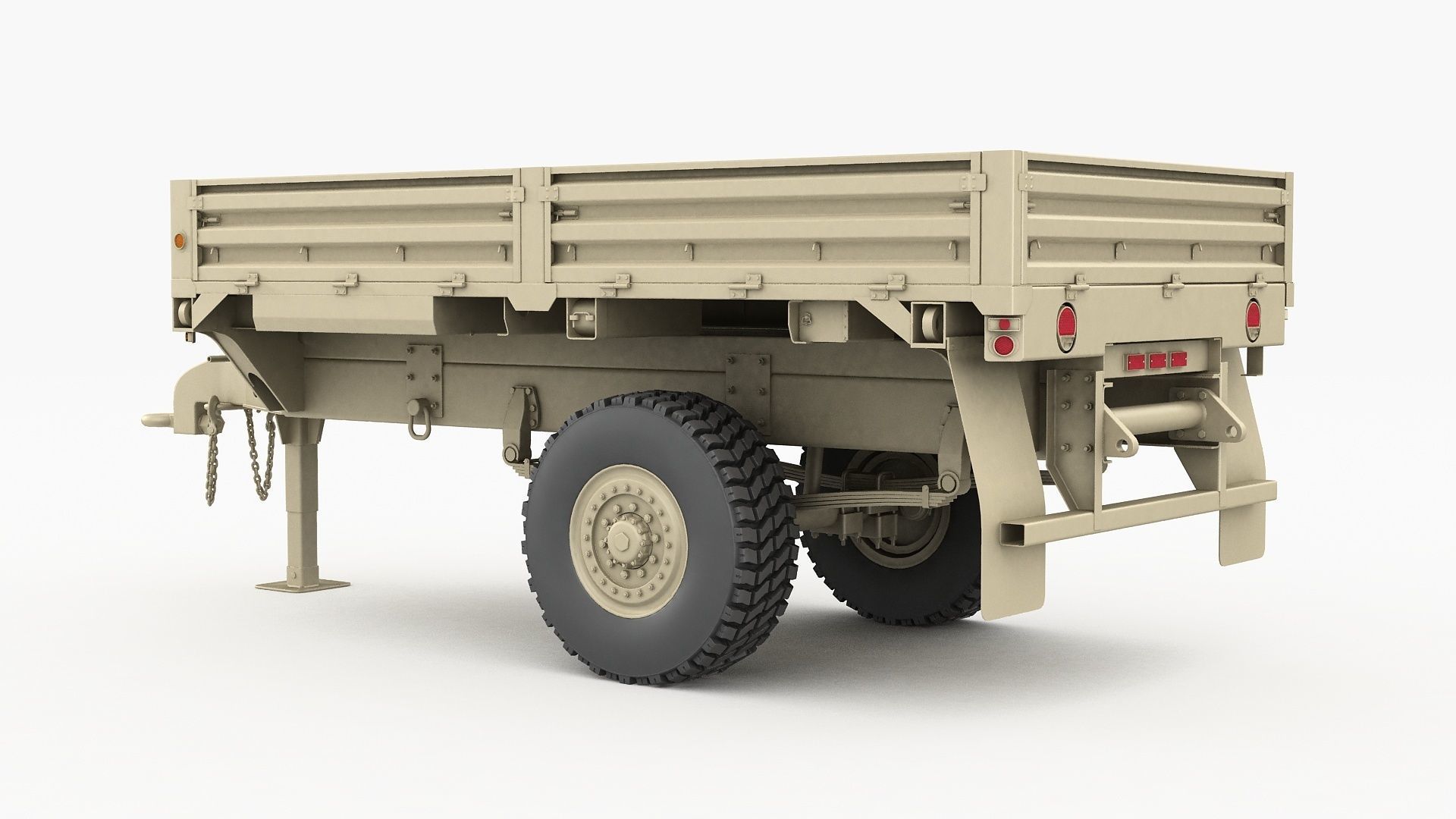 Military trailer M1082 3D model | CGTrader