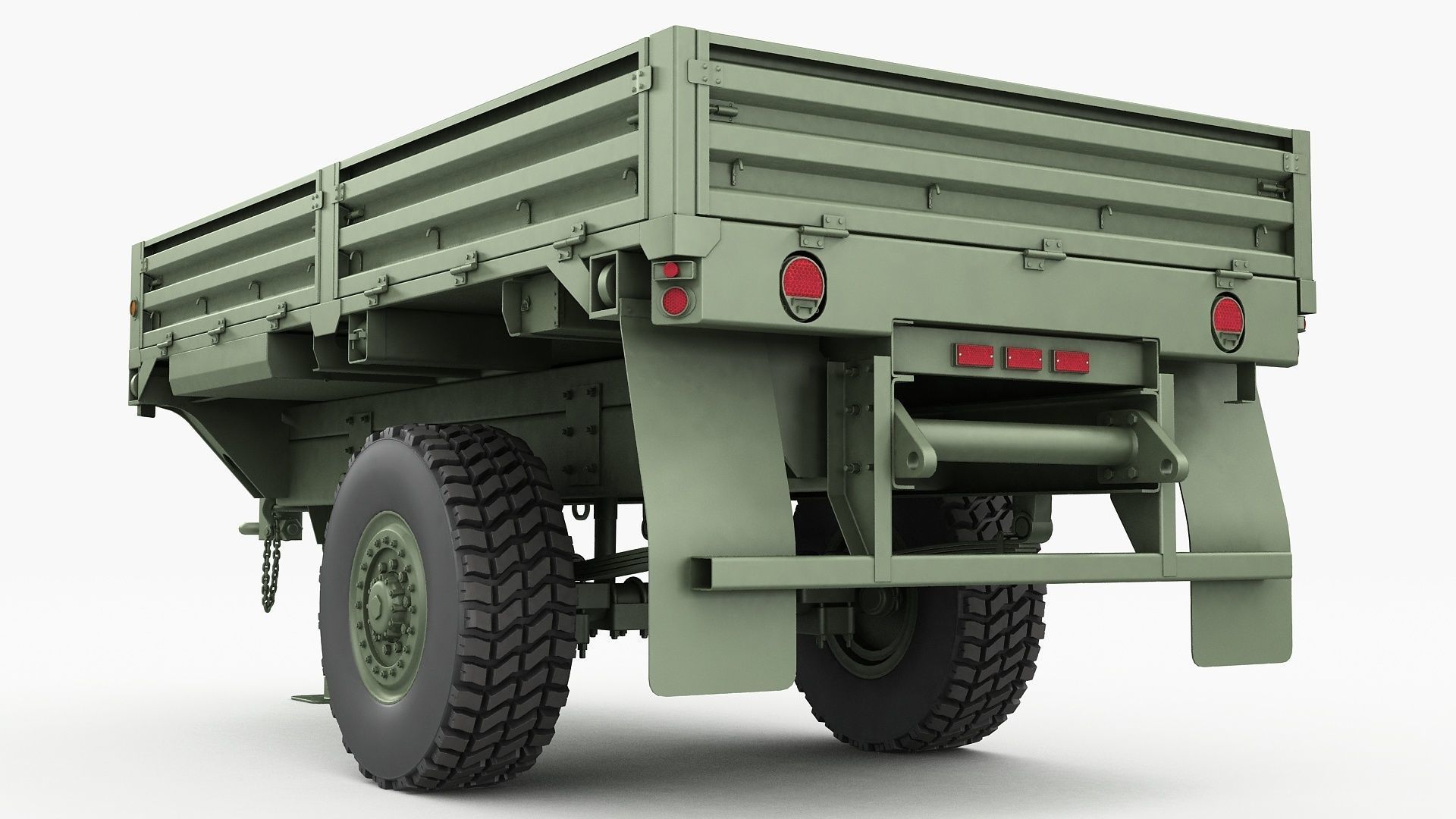 Military trailer M1082 3D model | CGTrader