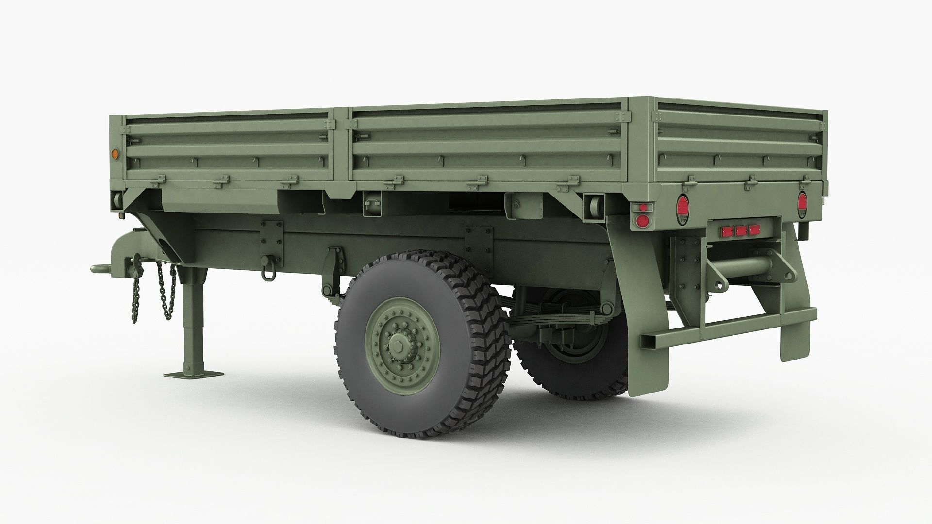 Military trailer M1082 3D model | CGTrader