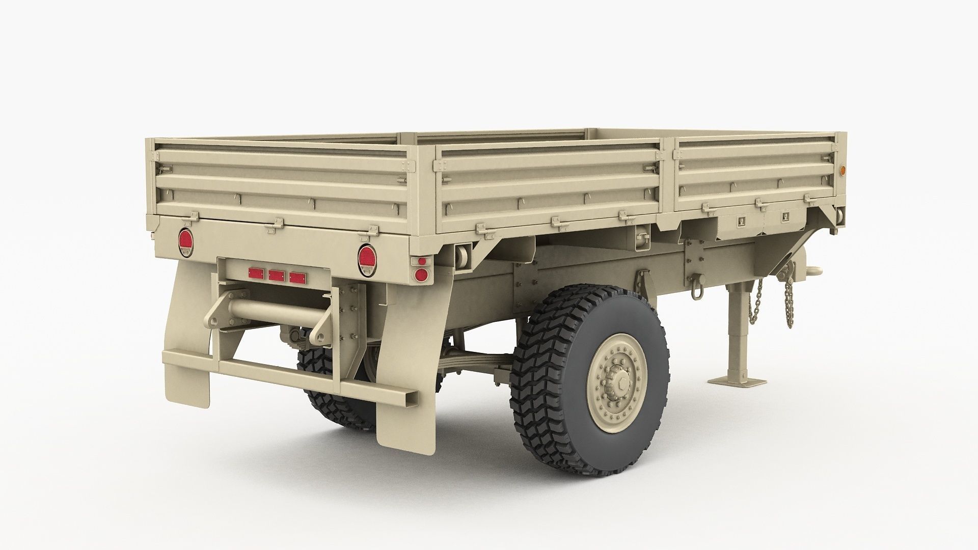 Military trailer M1082 3D model | CGTrader