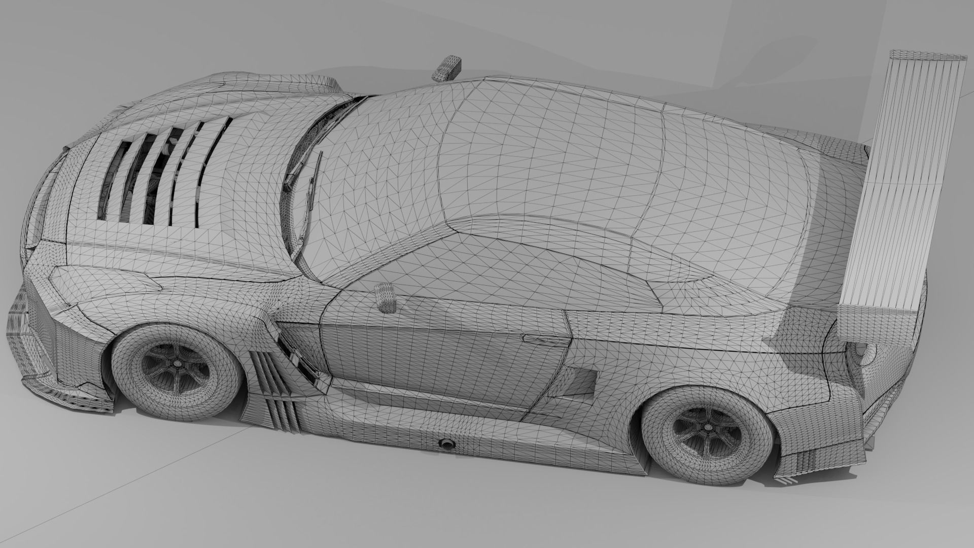 Japanese racing car 3D model rigged | CGTrader