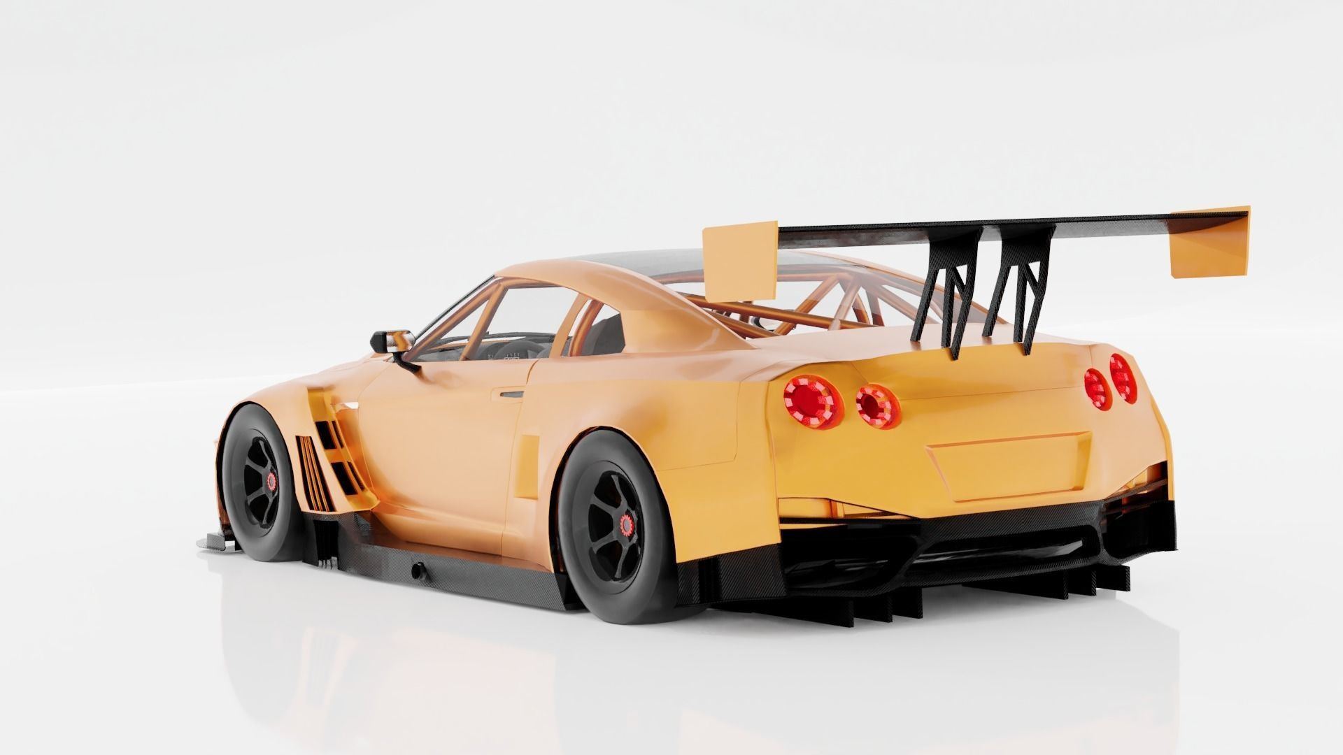 Japanese racing car 3D model rigged | CGTrader