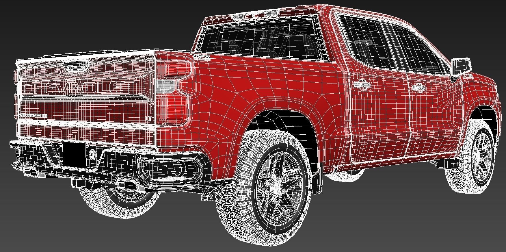 Chevrolet Silverado z71 2019 3D model | CGTrader