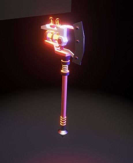 3D model Steampunk AXE Low poly VR / AR / low-poly | CGTrader