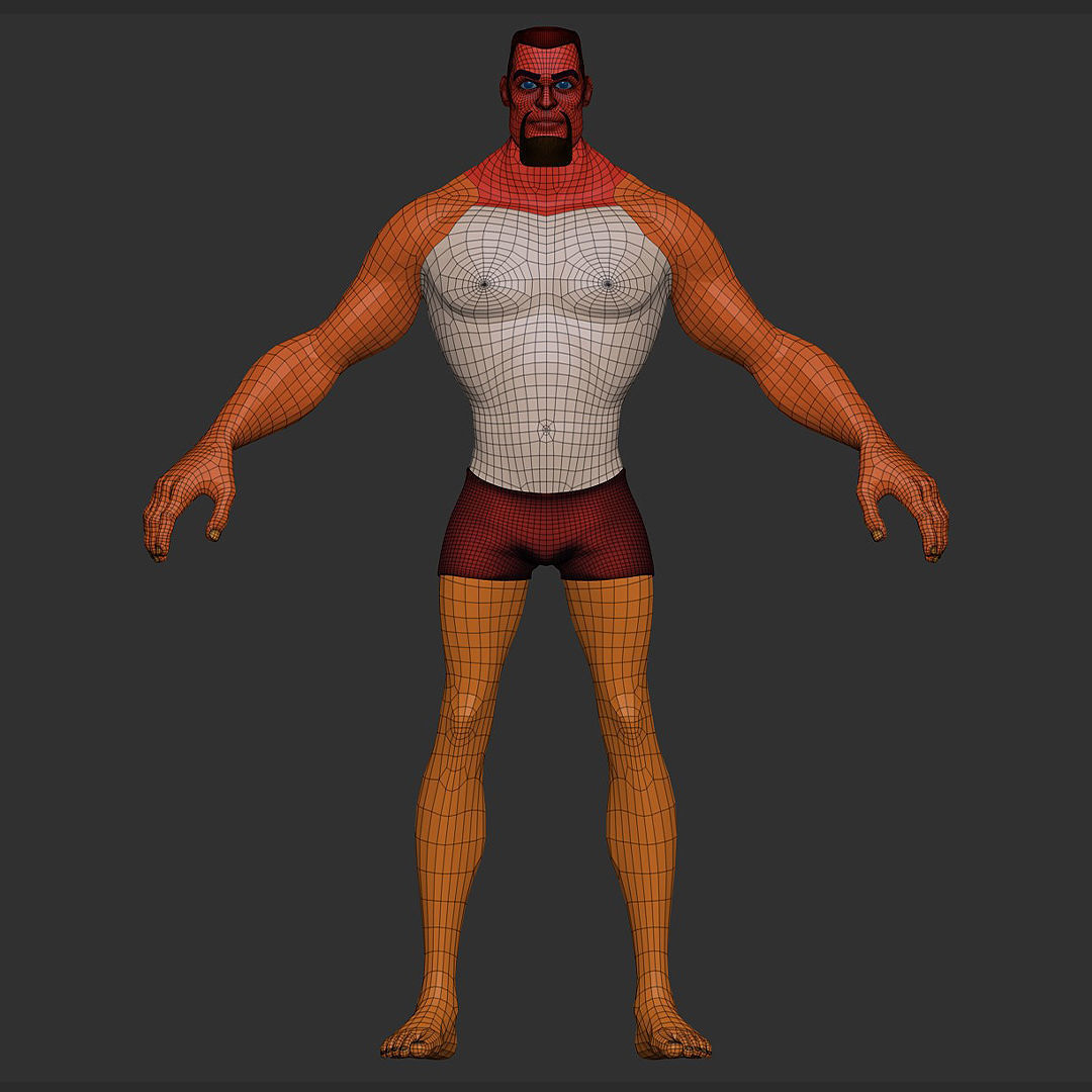 Stylized Male Cartoon Character free 3D model | CGTrader