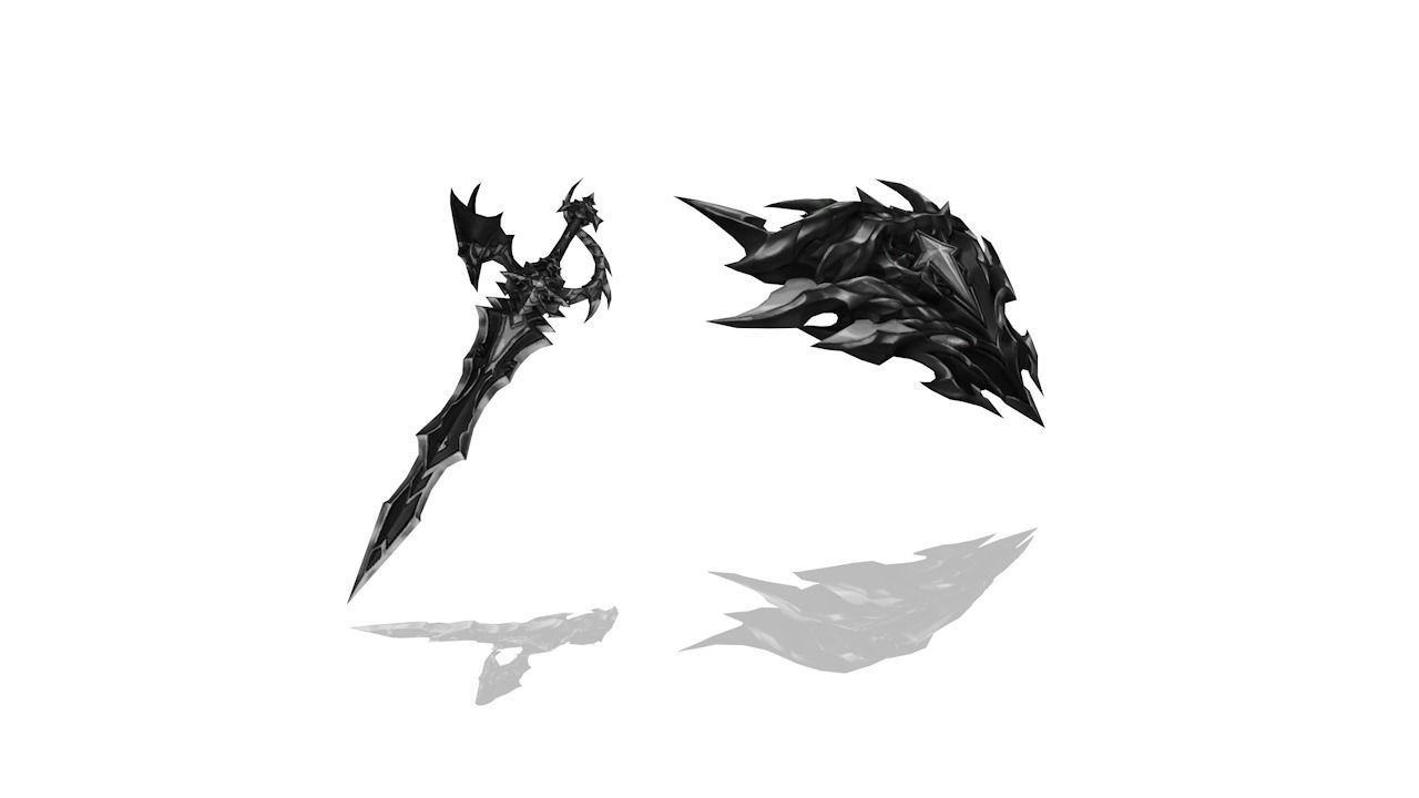 3D model Dragon Lord - Sword and Shield VR / AR / low-poly | CGTrader