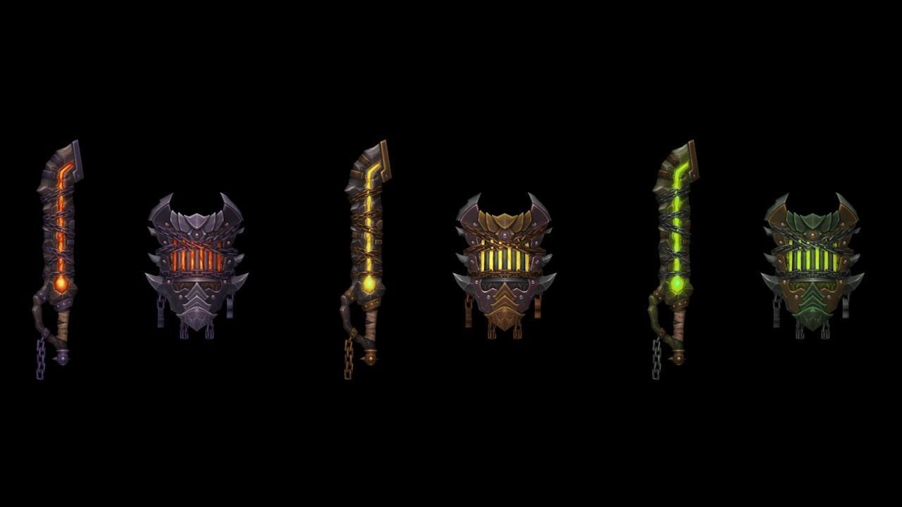 3D model Hell - Sword and Shield VR / AR / low-poly | CGTrader